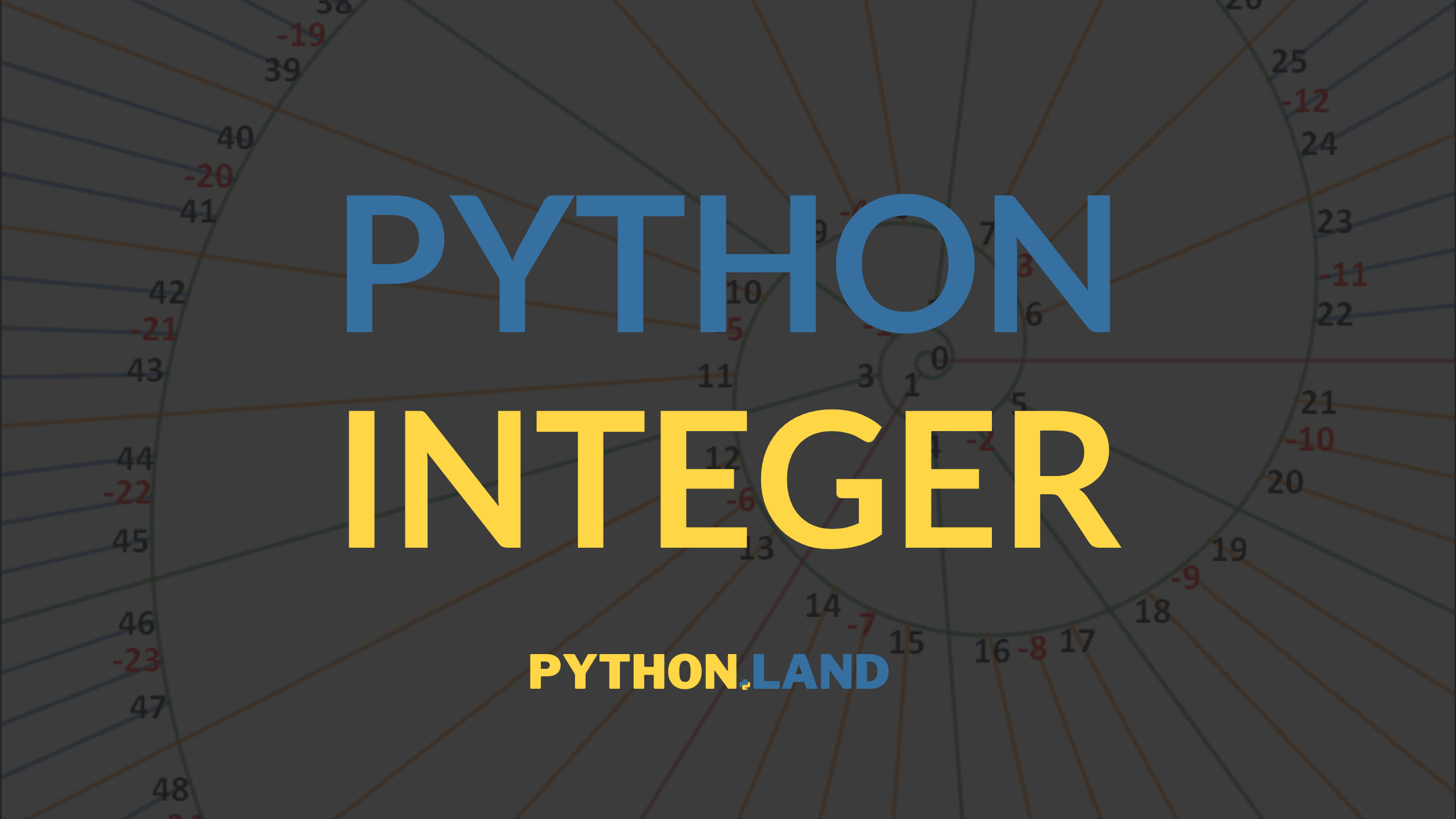 Python Integer Non Fractional Numbers With Example Code Python